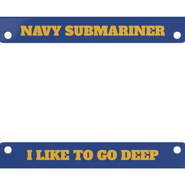 Submarine License Plates - Etsy