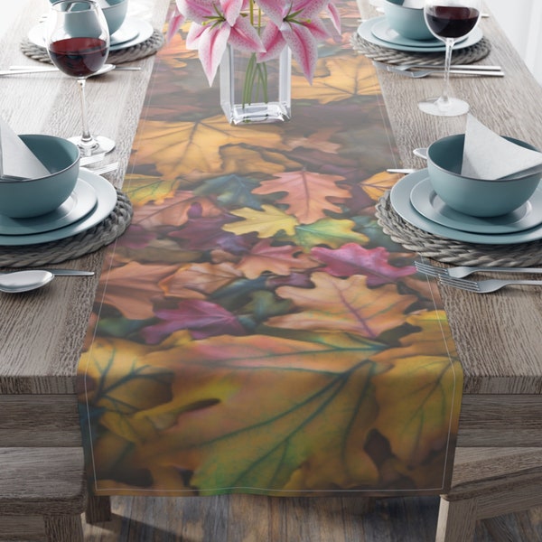 Leaf Table Runner - Etsy