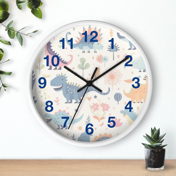 Dinosaur Wall Clock - Etsy