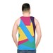 Retro 1980s Style Colorful Pattern Unisex Tank Top 80s and 90s Design ...