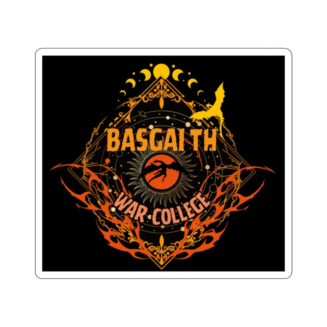 Basgaith War College Iron Dragon Popular Book Quote Kiss-cut - Etsy