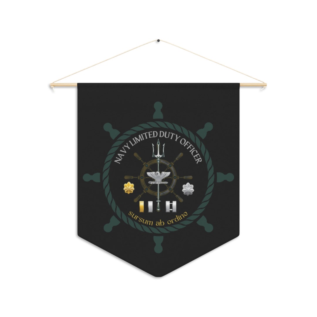 US Navy Limited Duty Officer Home Pennant Office Decoration Gift for ...