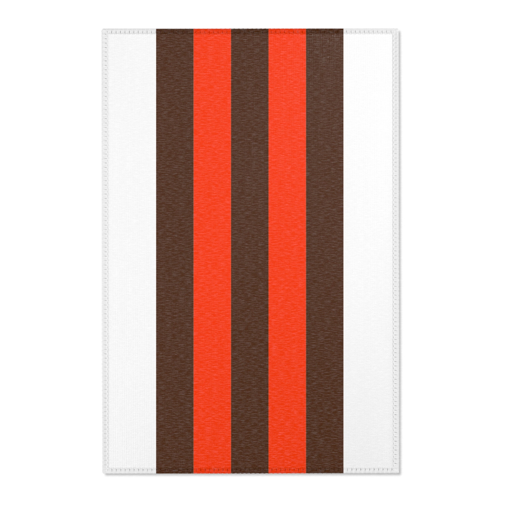 Cleveland Football Uniform Stripes Area Rugs - Etsy