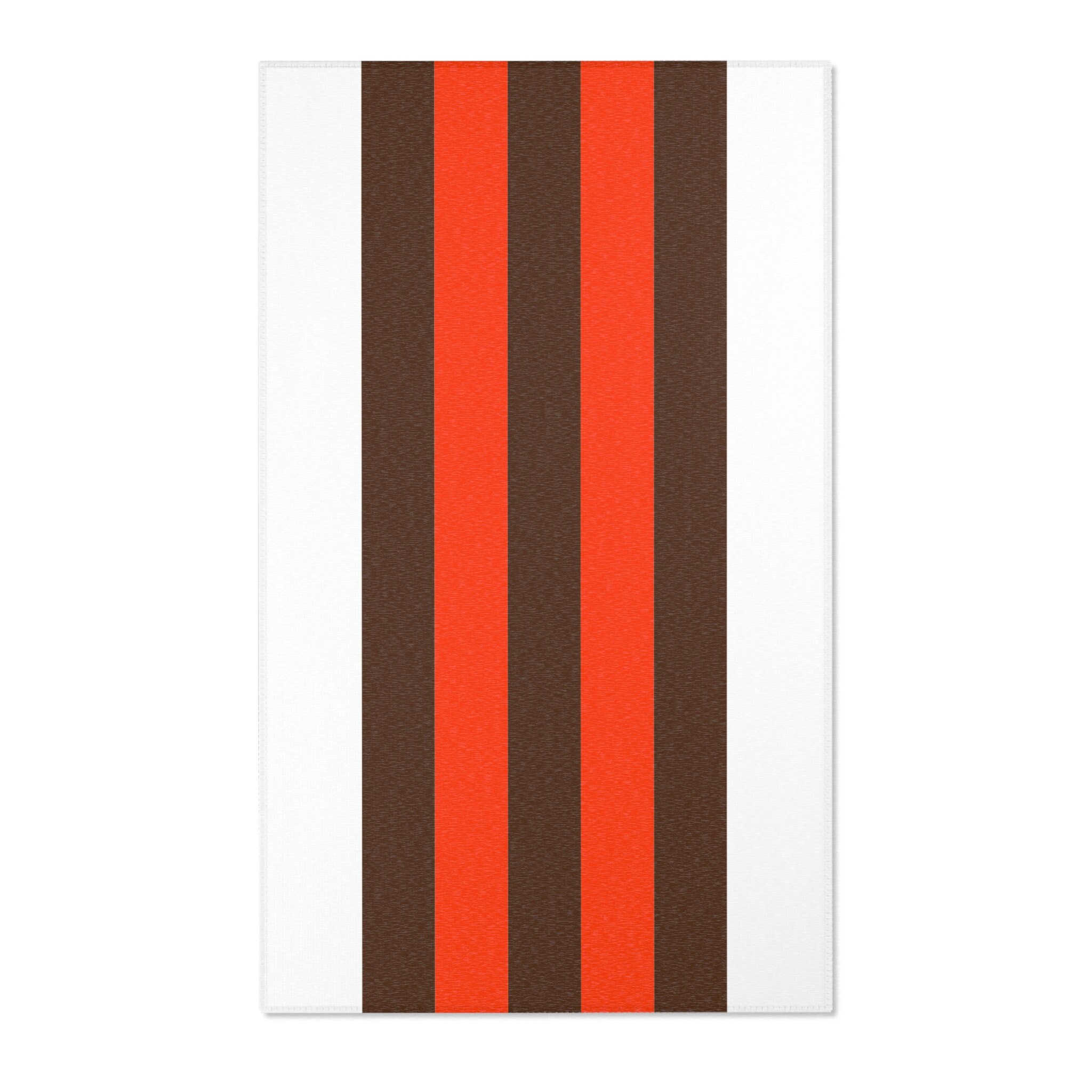 Cleveland Football Uniform Stripes Area Rugs - Etsy