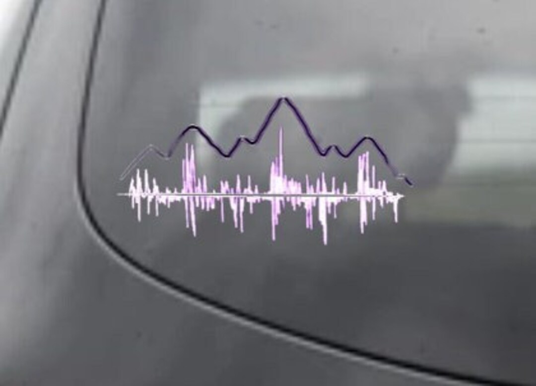 Mountain Life Lifeline Car Decal/sticker - Etsy