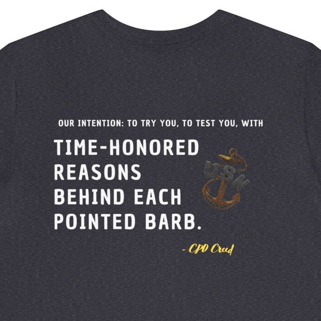 US Navy FY24 Chief Season Shirt Try You Test You Chief Petty Officer ...