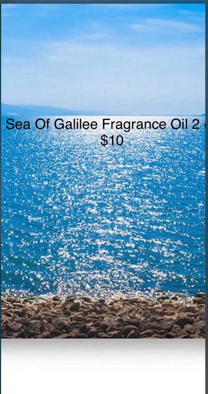 Sea of Galilee Fragrance Oil - Etsy