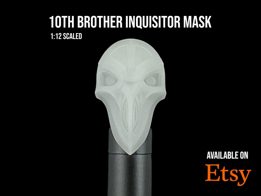 10th Brother Inquisitor Mask Star Wars Black Series 6inch - Etsy