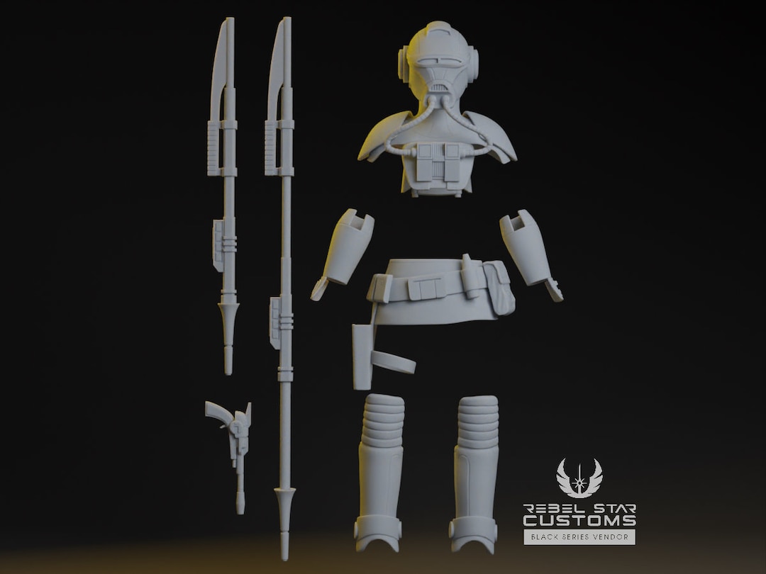 Ketsu Onyo Kit Star Wars Black Series 6inch - Etsy Ketsu Onyo Kit Star Wars Black Series 6inch - Etsy