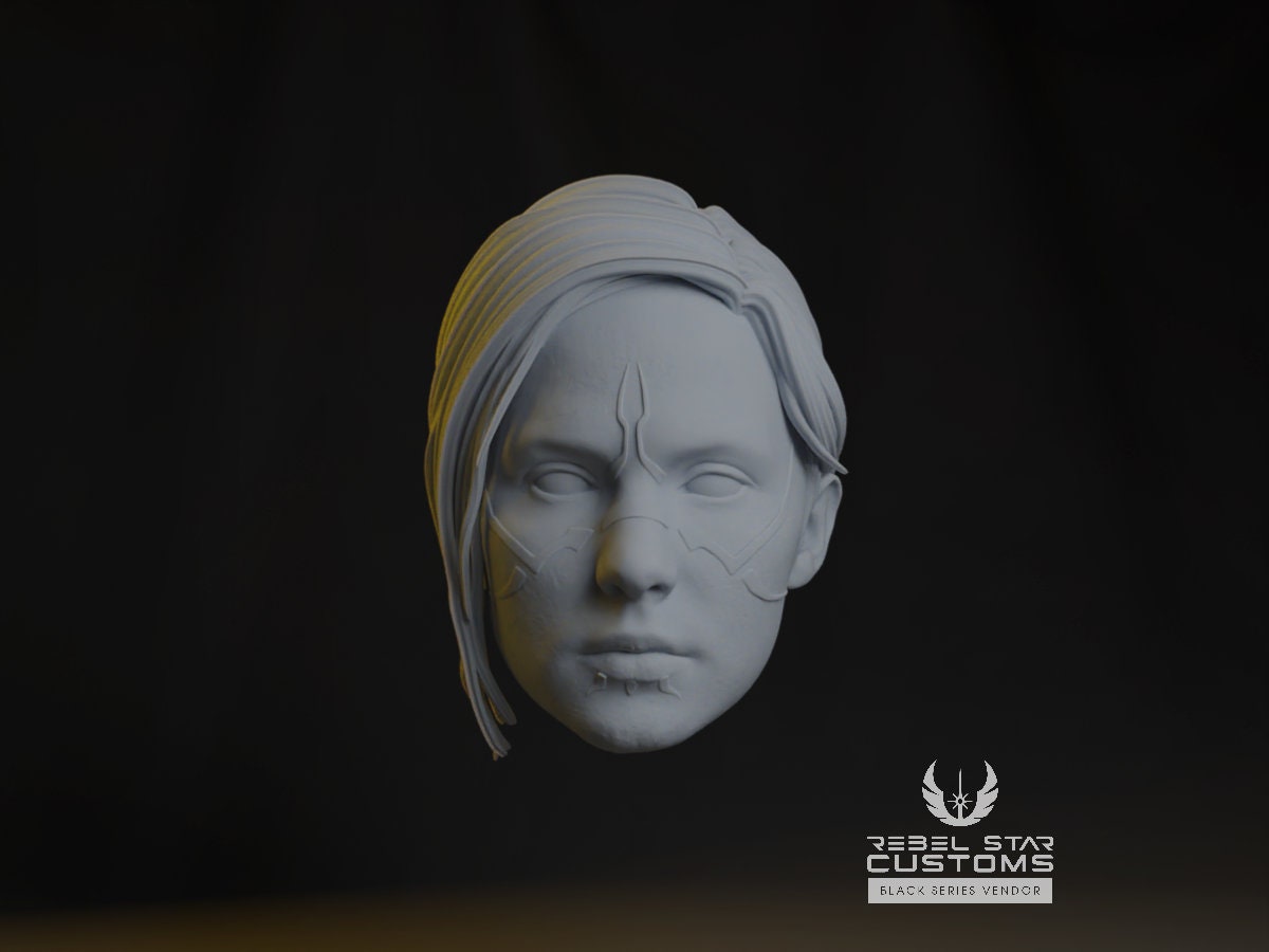 Merrin Headsculpt Collection - Star Wars 3D Prints (1/12, 1/6 & 1:18 ...