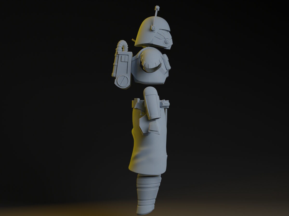 Animated Clone Desert Trooper Kit - Star Wars 3D Prints - Etsy
