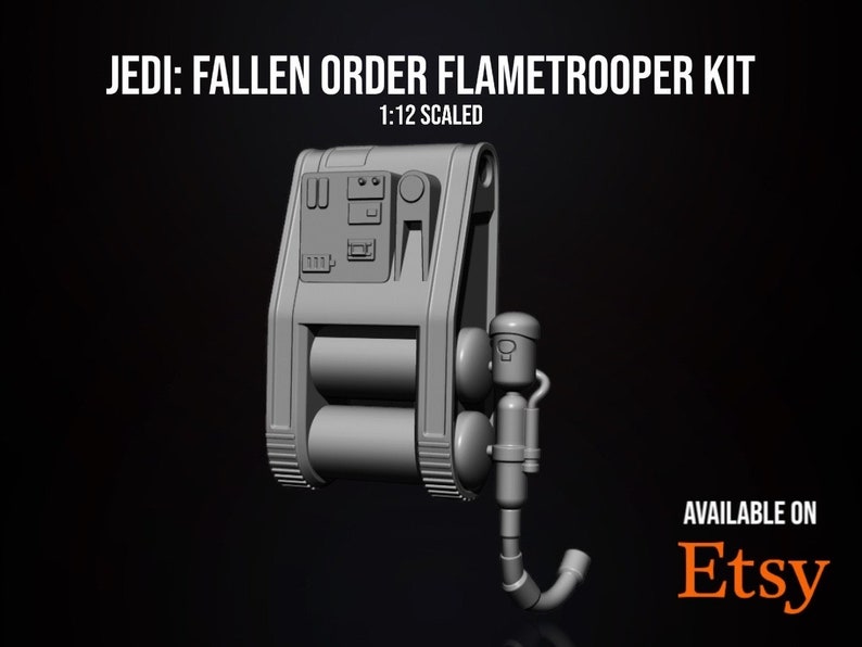 JFO Flamethrower W/ Backpack - Star Wars 3D Prints - Etsy