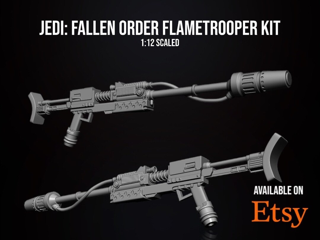 JFO Flamethrower W/ Backpack - Star Wars 3D Prints - Etsy