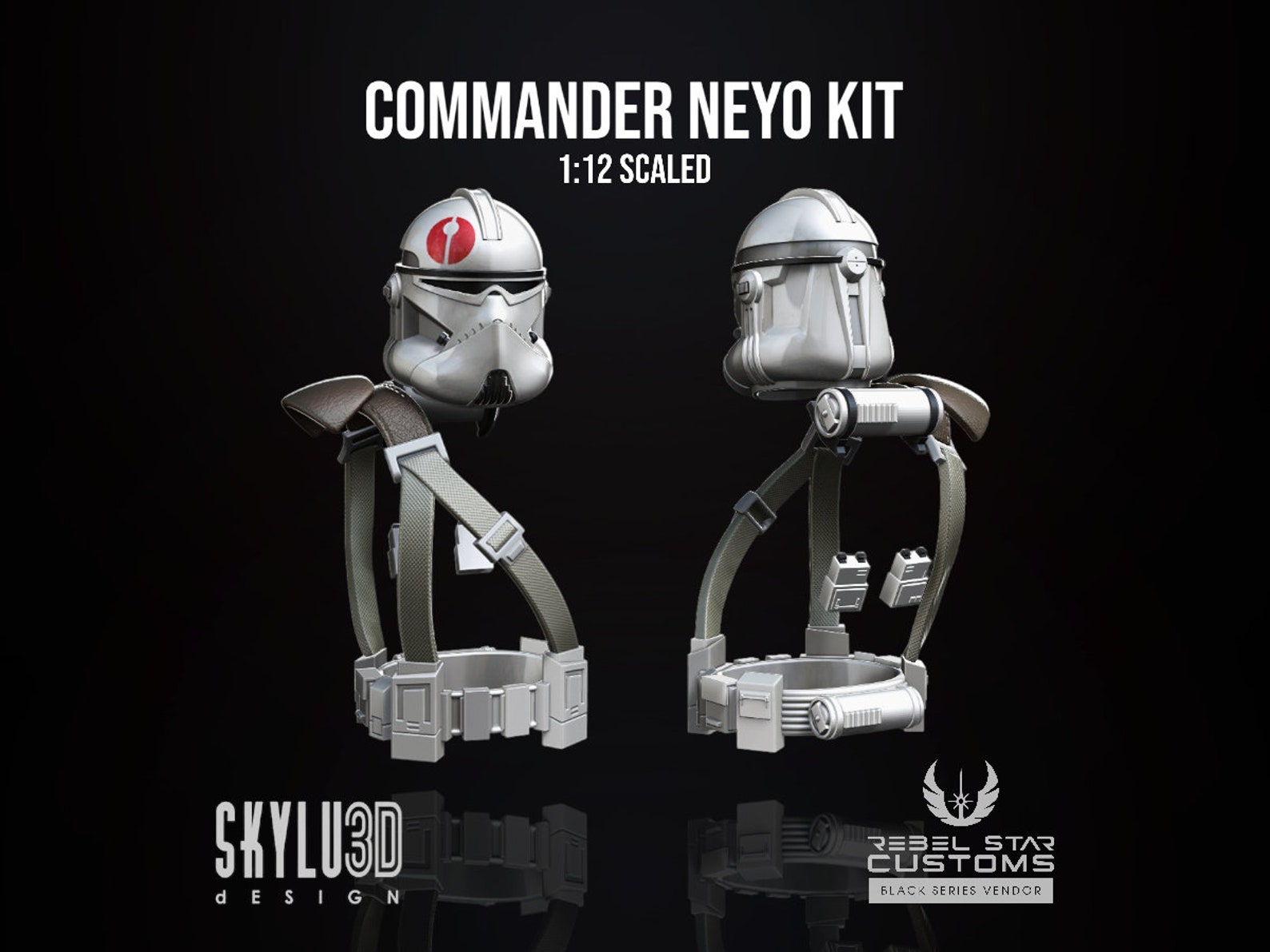 Commander Neyo Kit Star Wars 3D Prints - Etsy