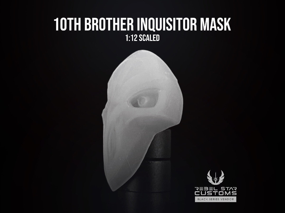10th Brother Inquisitor Mask Star Wars Black Series 6inch - Etsy