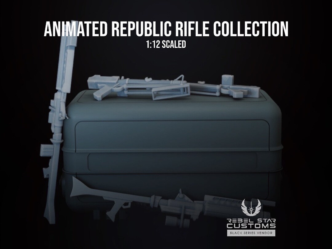 Animated Republic Rifle Collection - Star Wars 3D Prints - Etsy