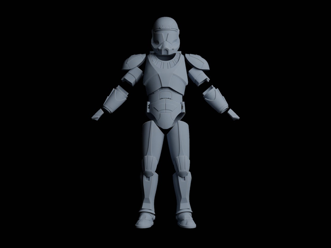 Animated Clone Commando - Star Wars 3D Prints - Etsy