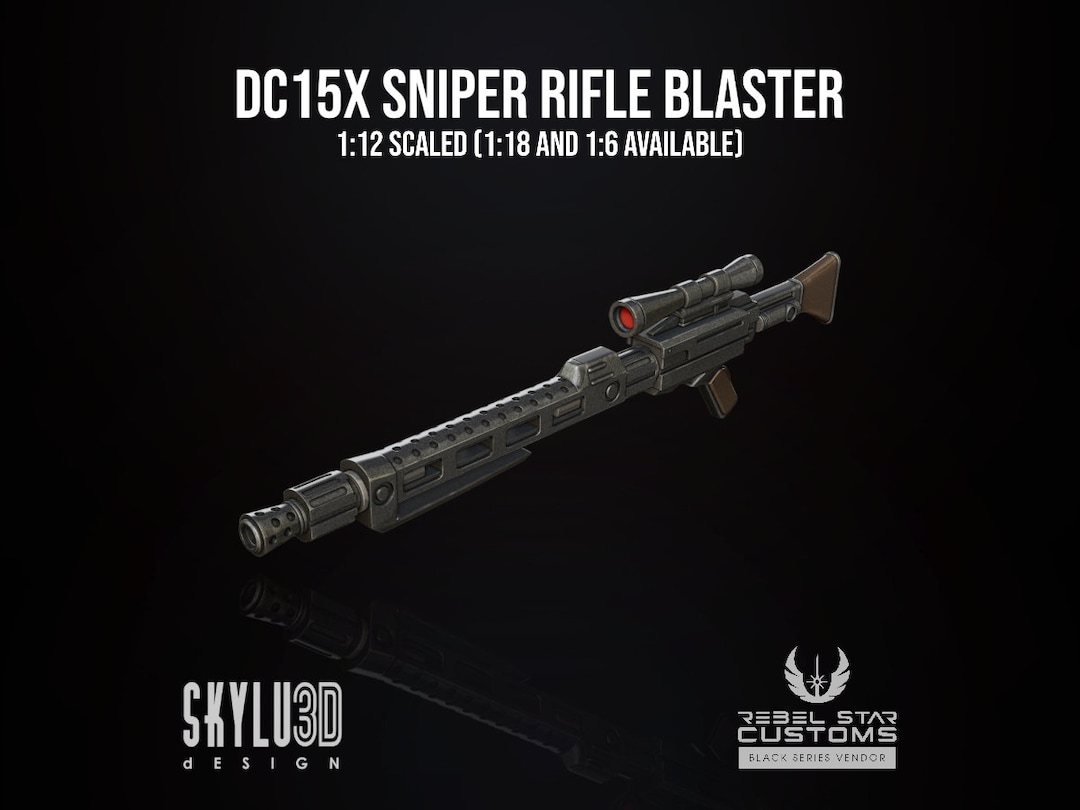 DC15X Sniper Blaster Rifle - Star Wars 3D Prints - Etsy