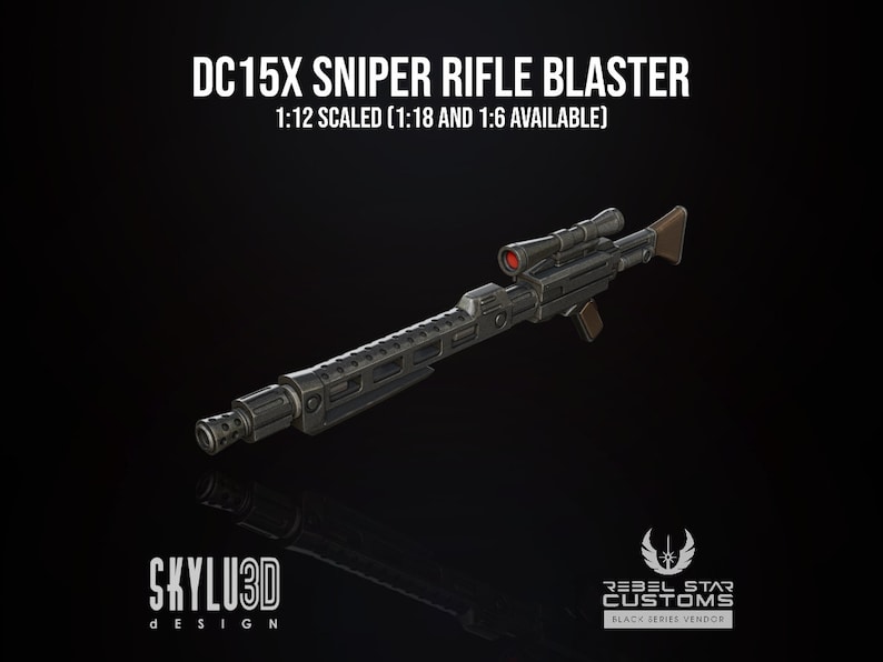 DC15X Sniper Blaster Rifle Star Wars 3D Prints - Etsy