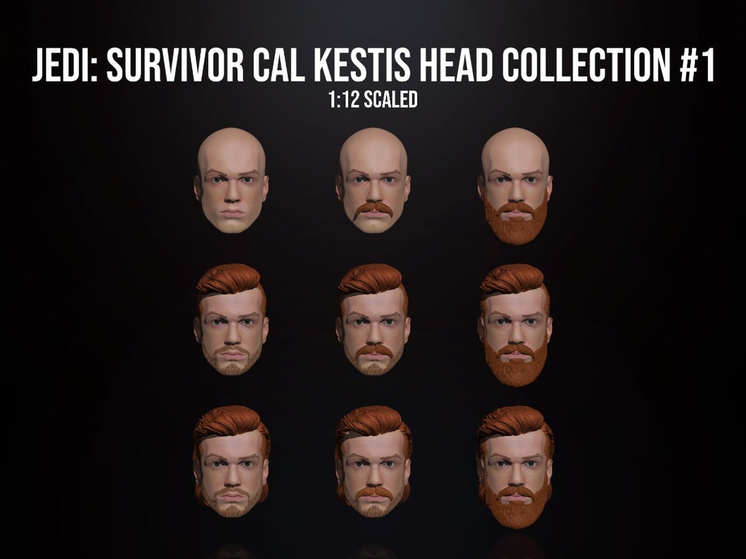 Jedi: Survivor Cal Kestis Headsculpt Collection 1 Star Wars Black ...