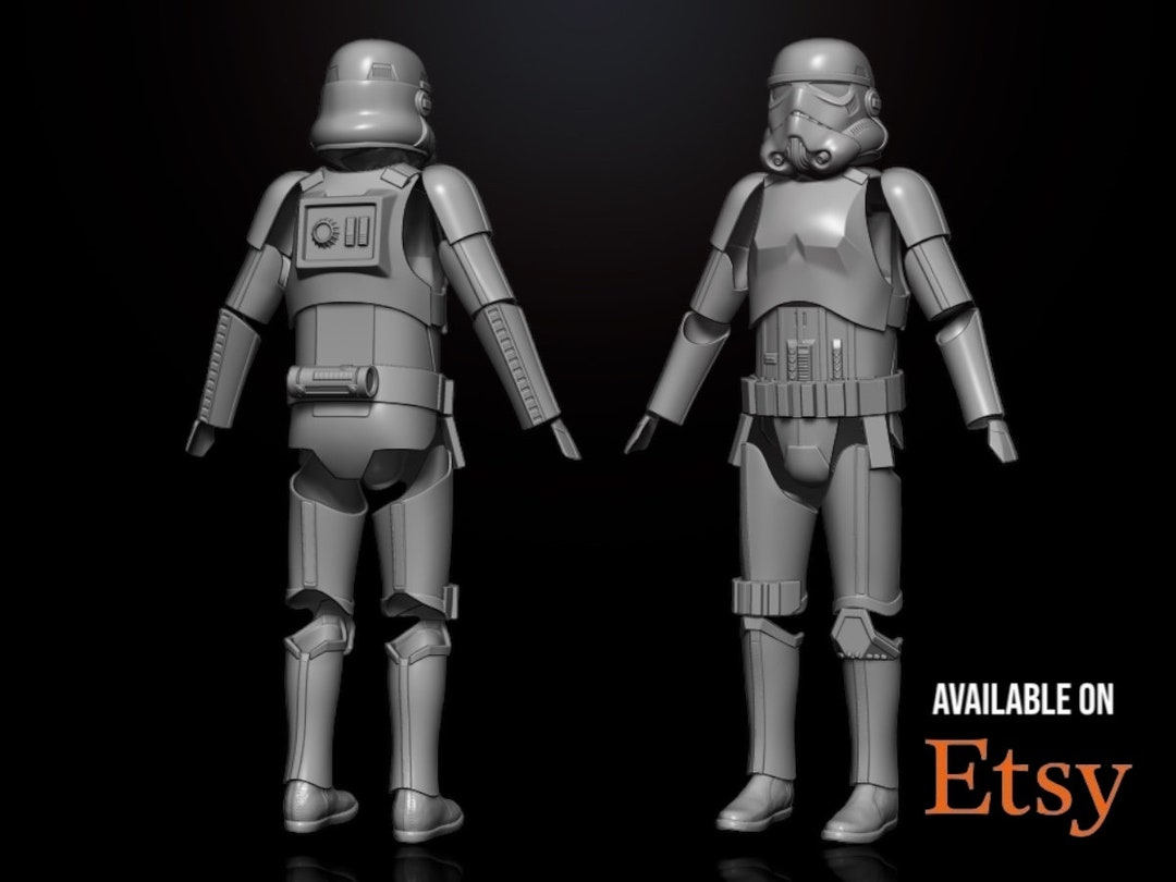 Imperial Stormtrooper Armor Kit Star Wars Black Series 6inch - Etsy