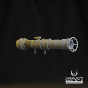 Imperial RPS-6 Smart Rocket Launcher - Star Wars Black Series 6inch - Etsy