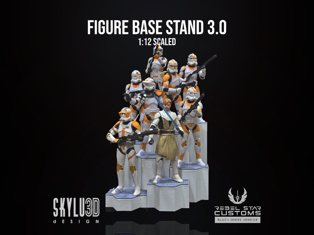 Figure Base Stand 3.0 - 3D Prints for Action Figures - Etsy