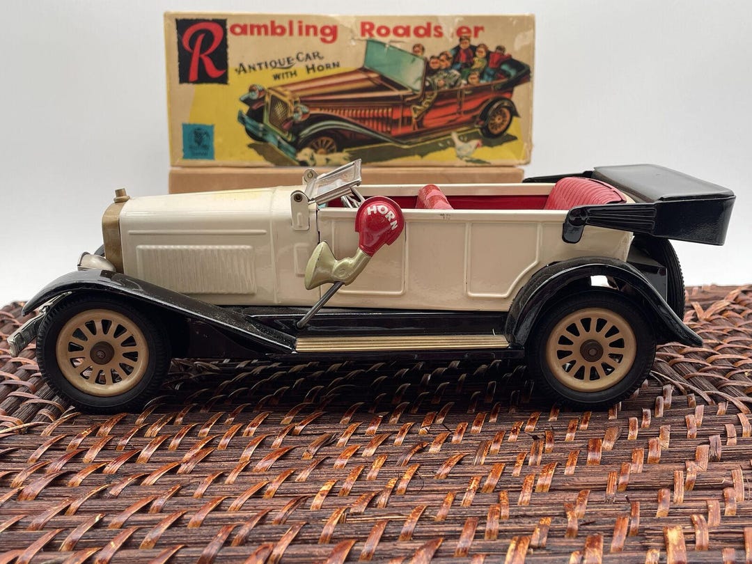 Vintage SSS Toys Japan, Rambling Roadster in Orig. Box Friction Car ...