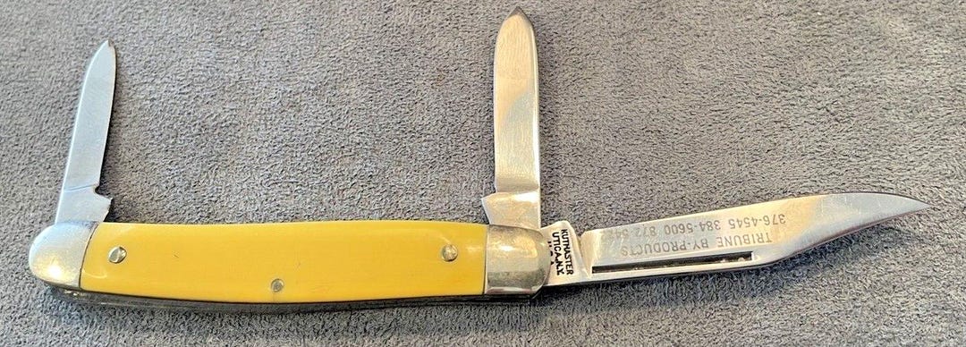 Vintage Kutmaster 3 Blade Medium Stockman (w/advertising) --313.24 - Etsy