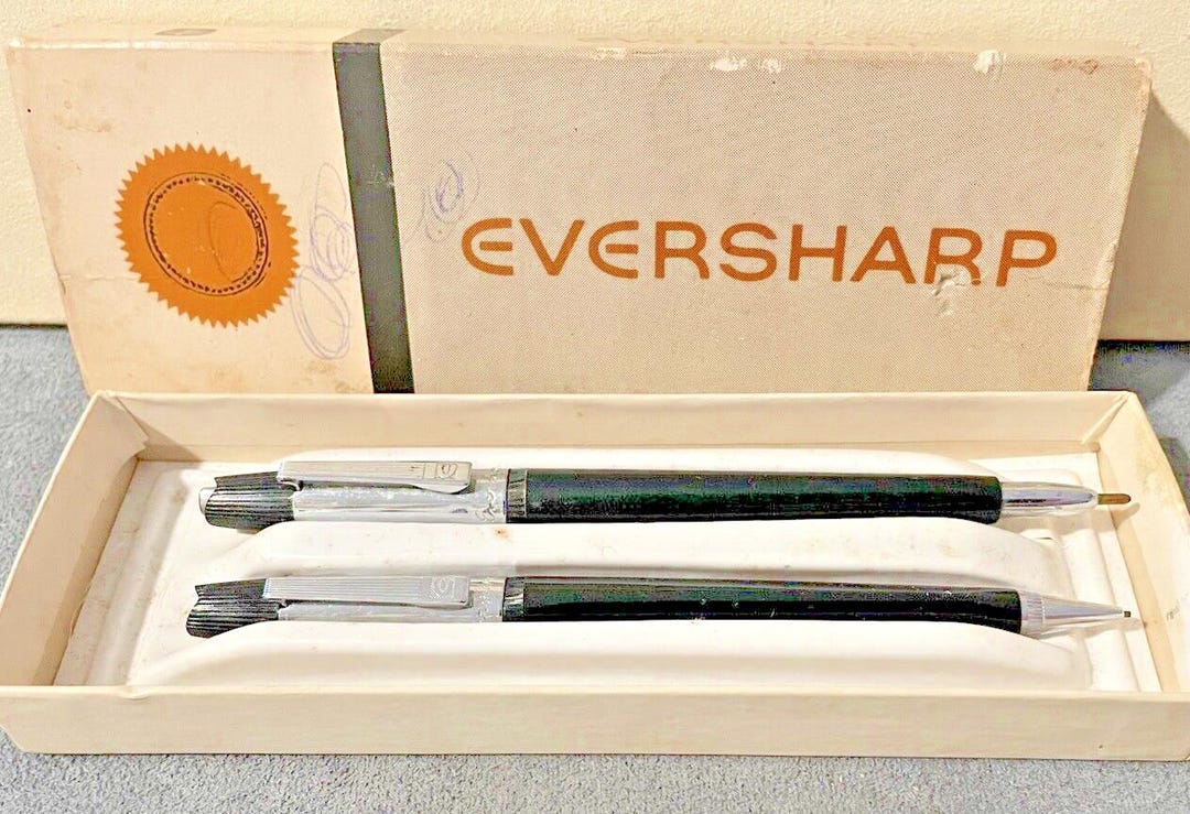 Vintage Parker Eversharp Pen and Pencil Set in Orig Box--1671.23 - Etsy UK