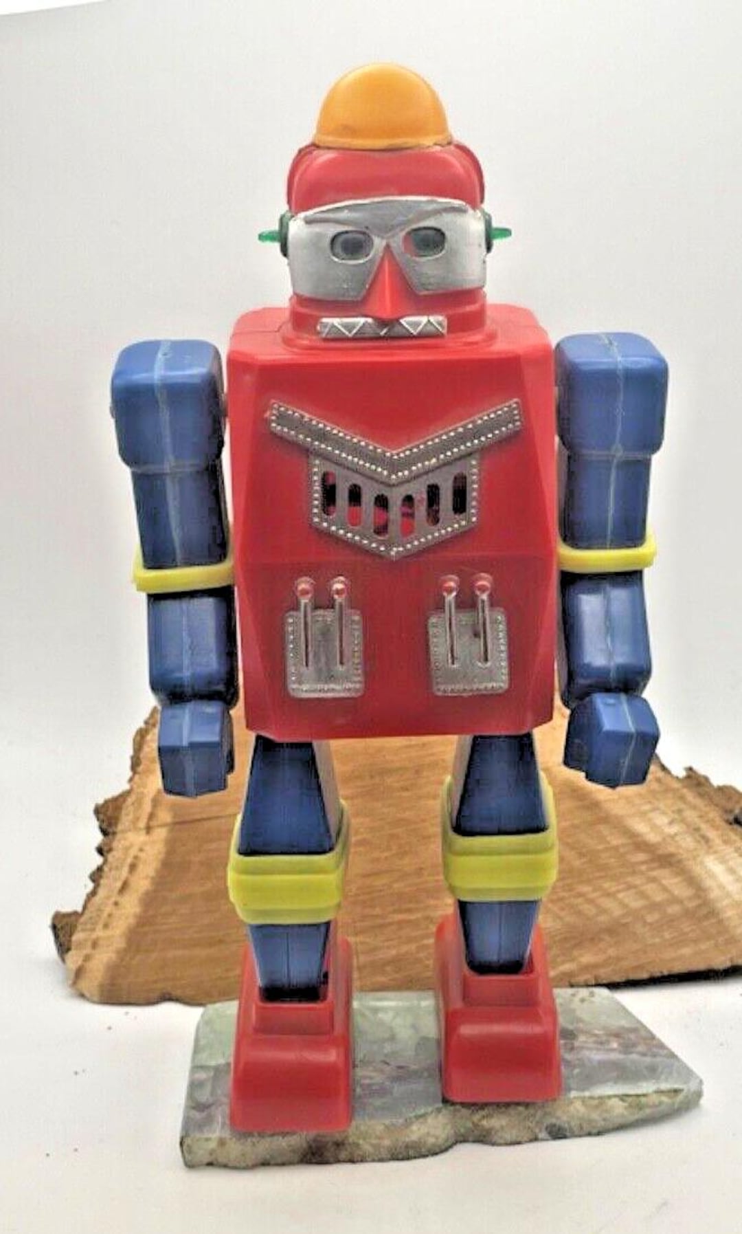 Vintage Rare Mr Flash Cragstan Plastic Space Toy Robot - Hong Kong ...