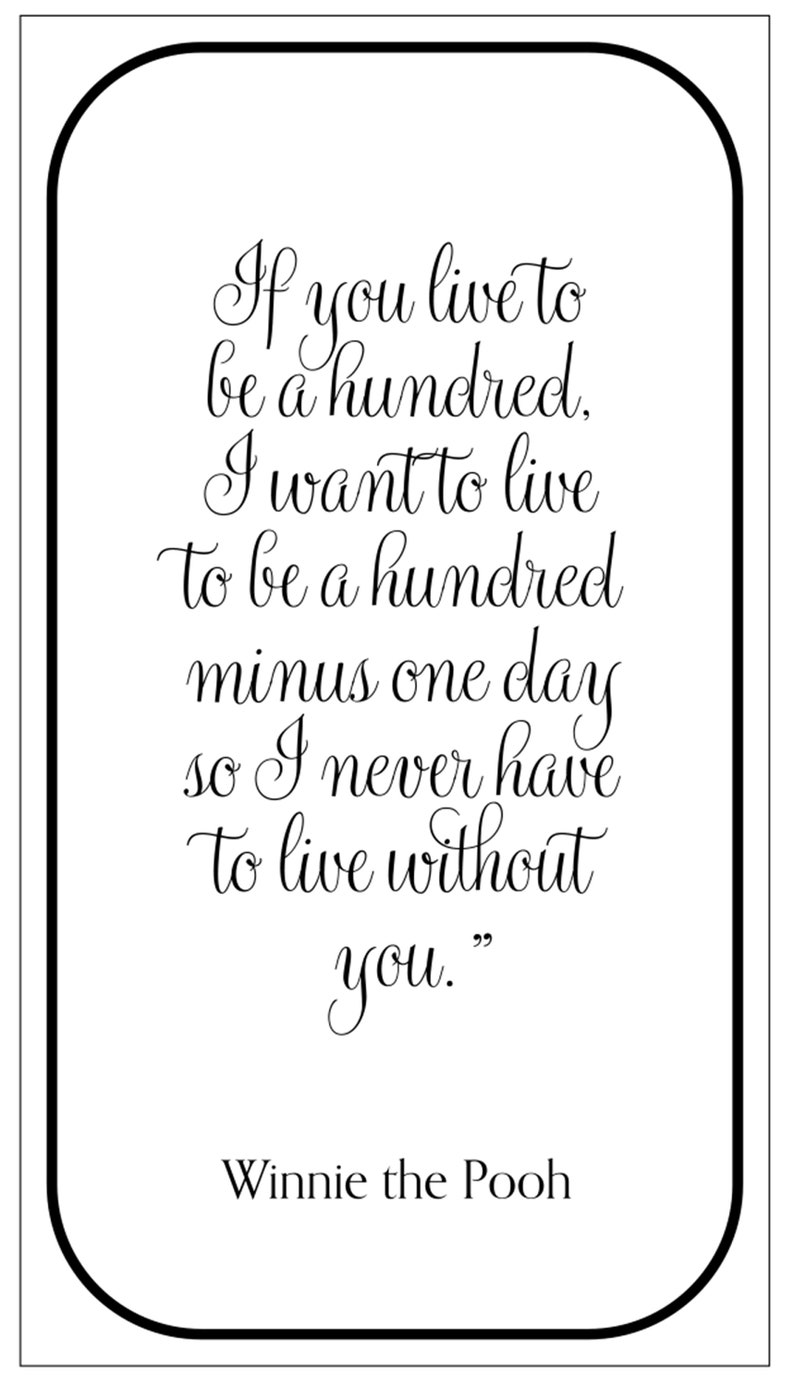 Printable Love Quote Tags Wedding Favour Tags Bomboniere Tags ...