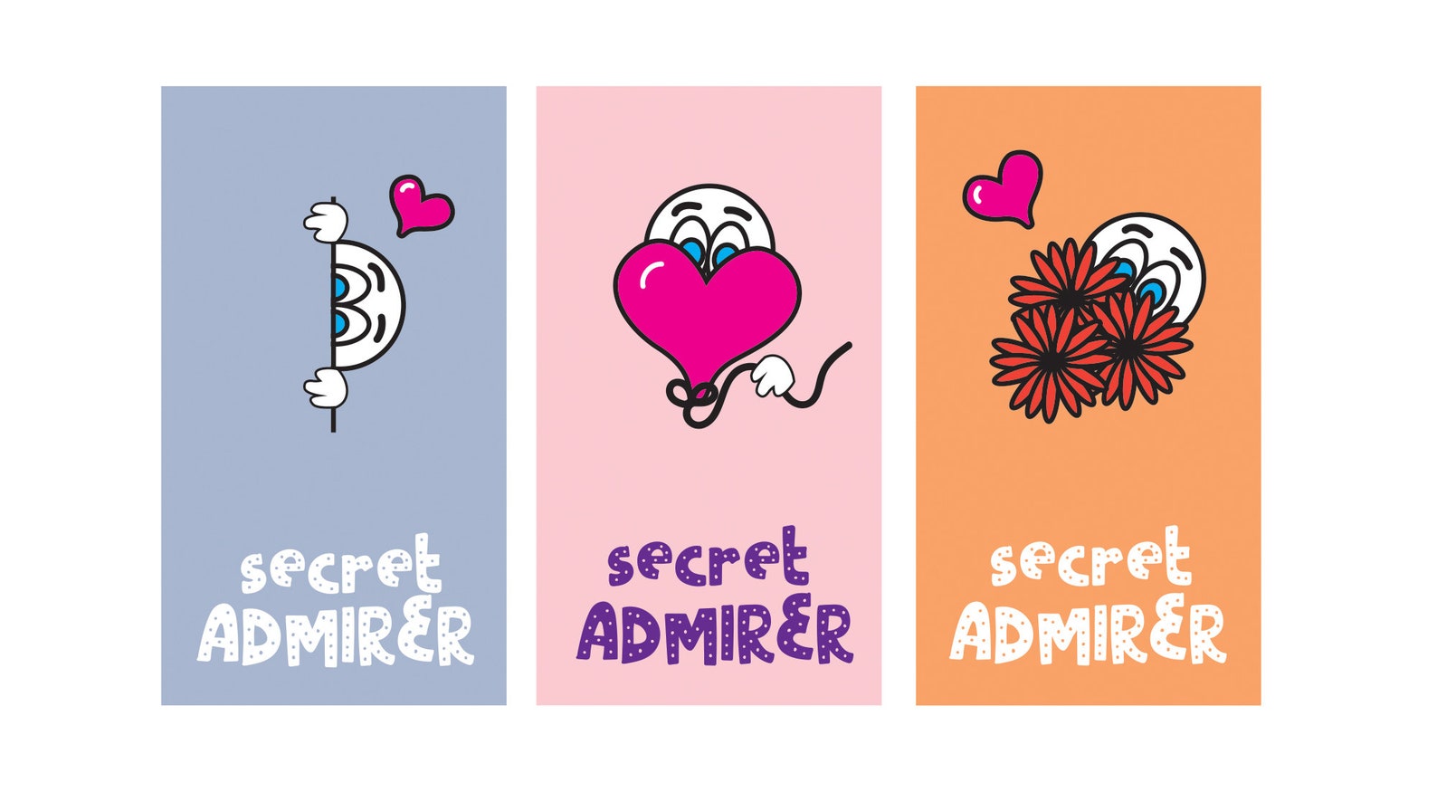 Printable | Valentines Gift Tags | Secret Admirer | - Etsy