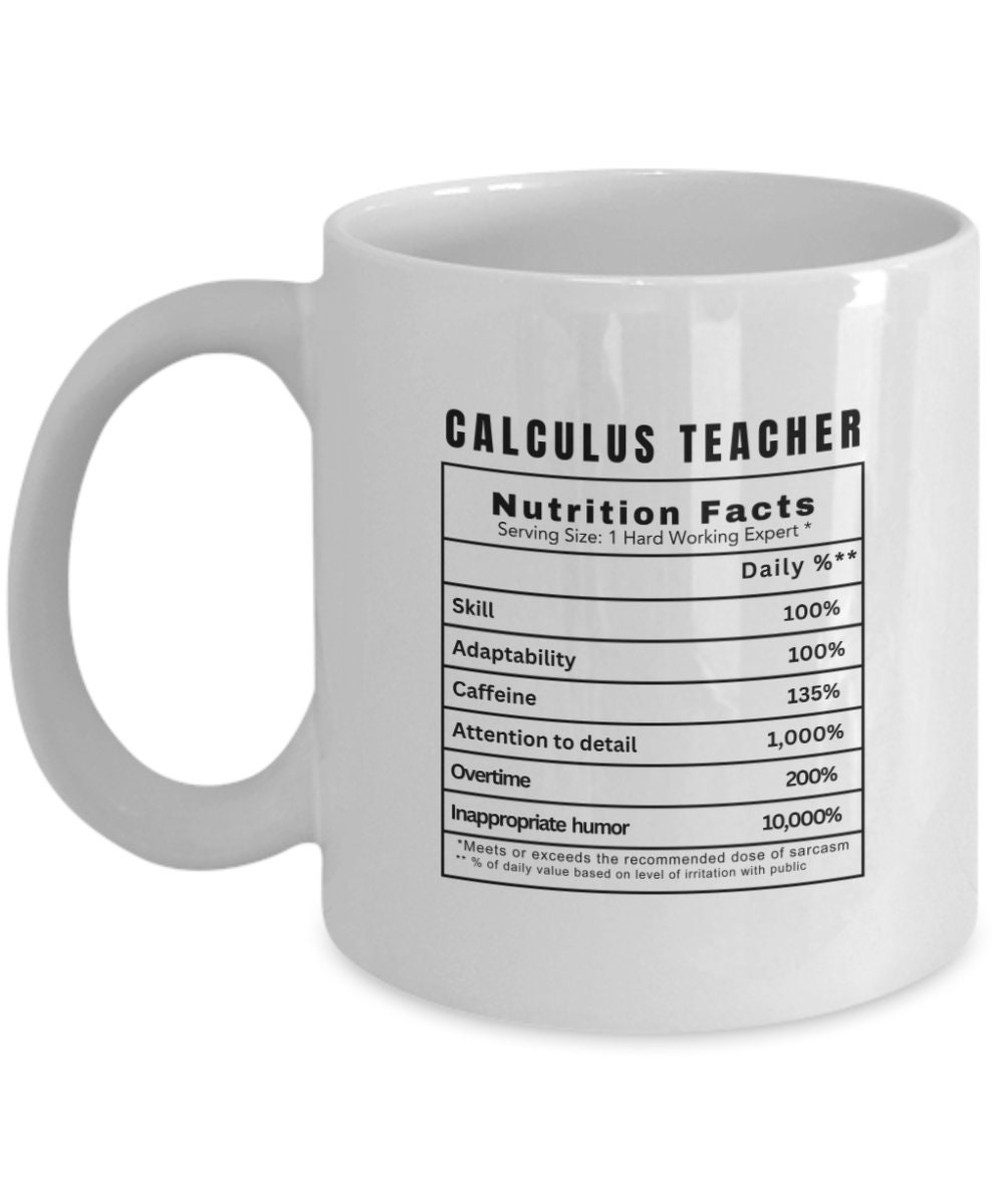 Calculus Teacher Gifts, Calculus Teacher Appreciation, Calculus Teacher ...