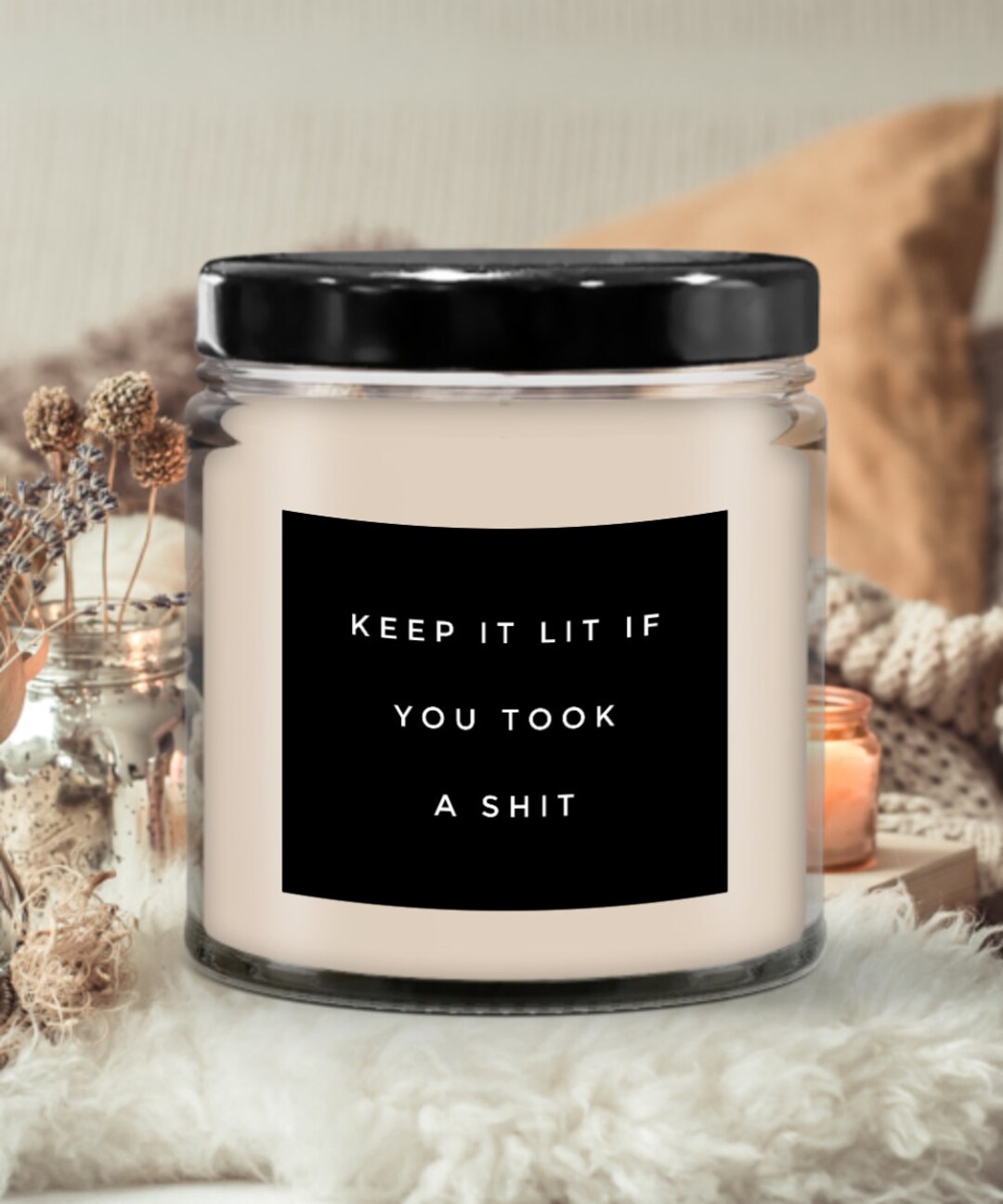 Funny Bathroom Candle, Cute Candle, Modern Candle, Decorative Candle ...