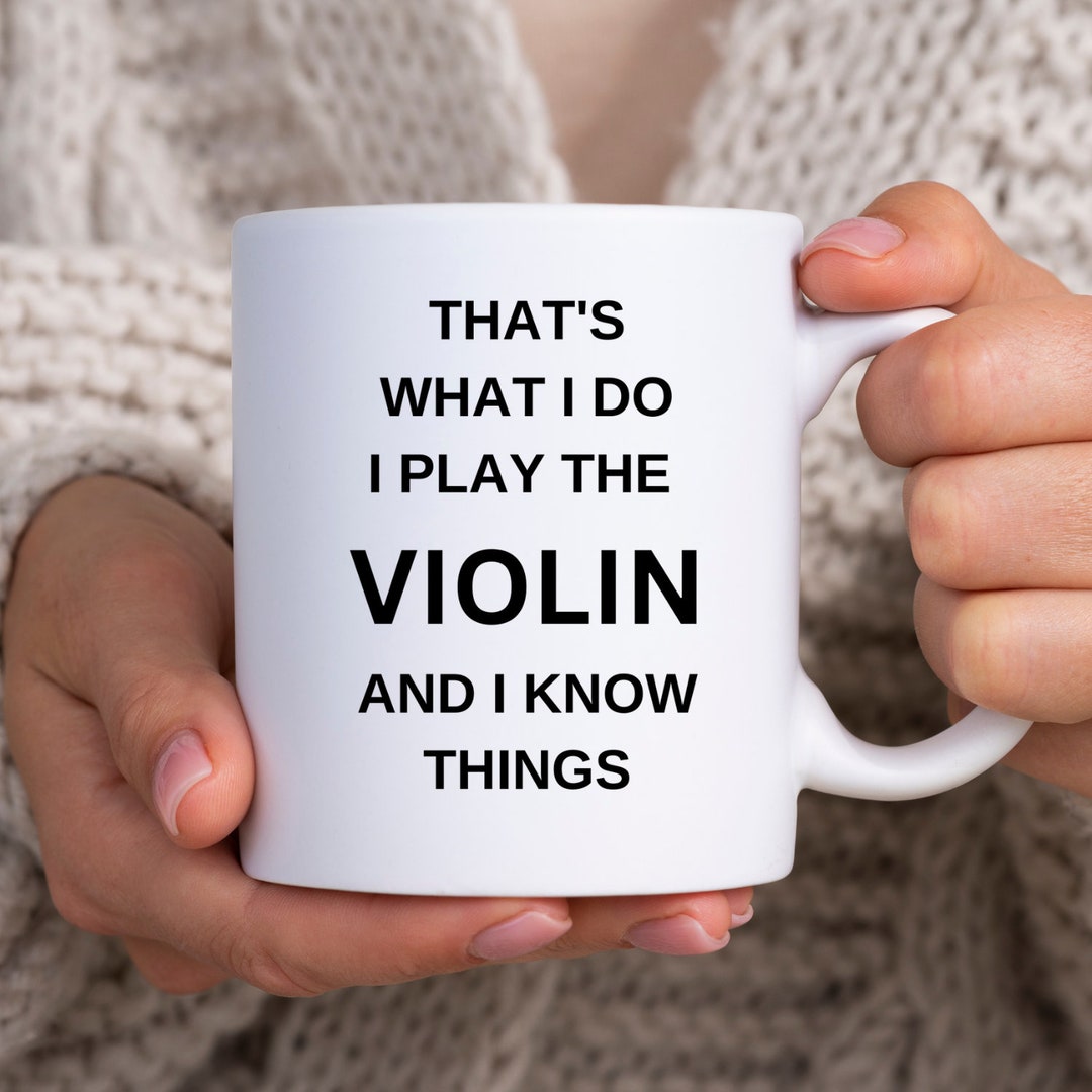 Personalized Mug, Violin Mug, Violin Player Gift, Music Teacher Mug ...