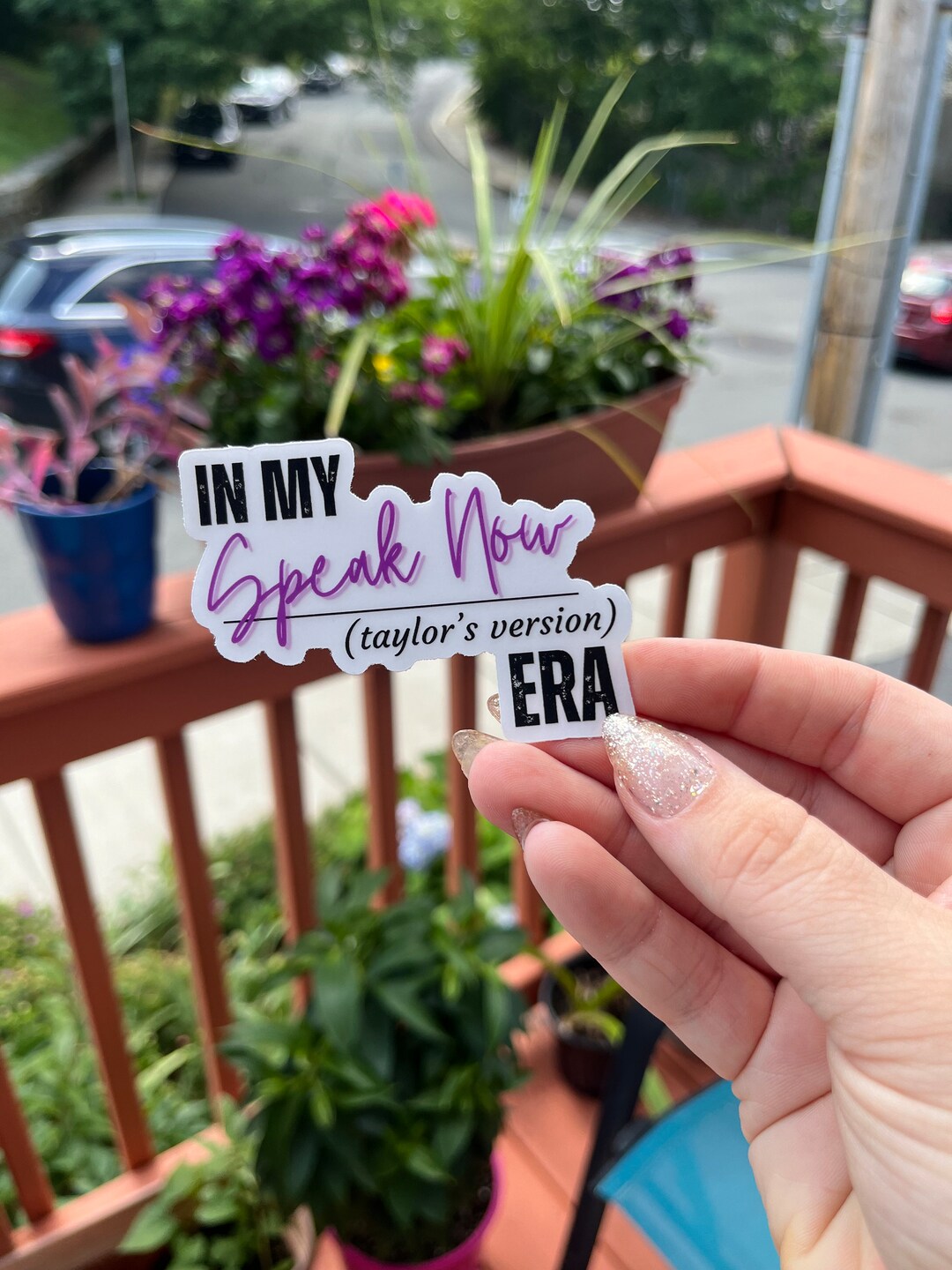 Speak Now X Taylor Swift Era Sticker clear - Etsy