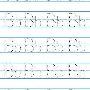 Printable Tracing Worksheet Bundle Alphabet Number Letter Shape Tracing ...
