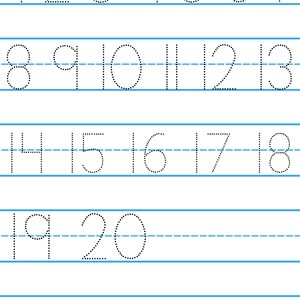 Printable Tracing Worksheet Bundle Alphabet Number Letter Shape Tracing ...