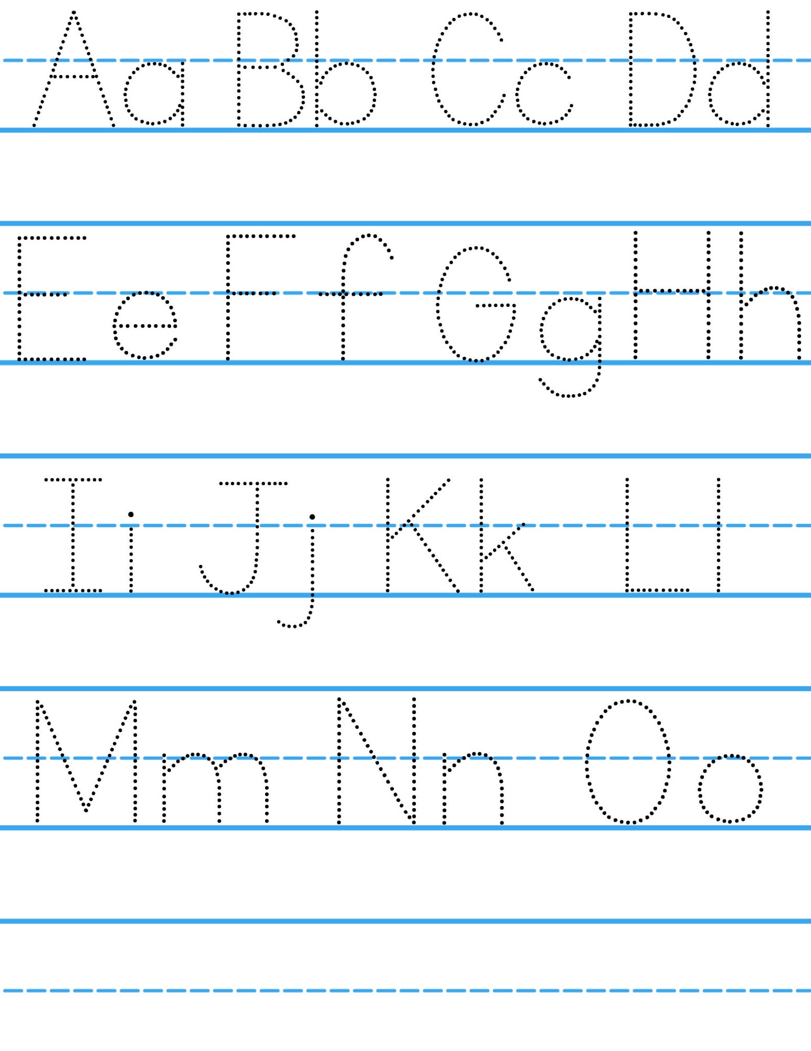 Printable Tracing Worksheet Bundle Alphabet Number Letter - Etsy