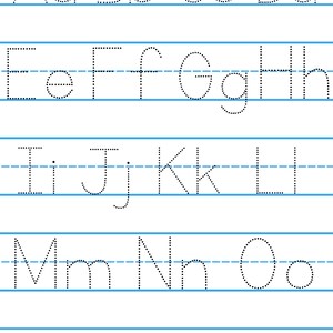 Printable Tracing Worksheet Bundle Alphabet Number Letter Shape Tracing ...