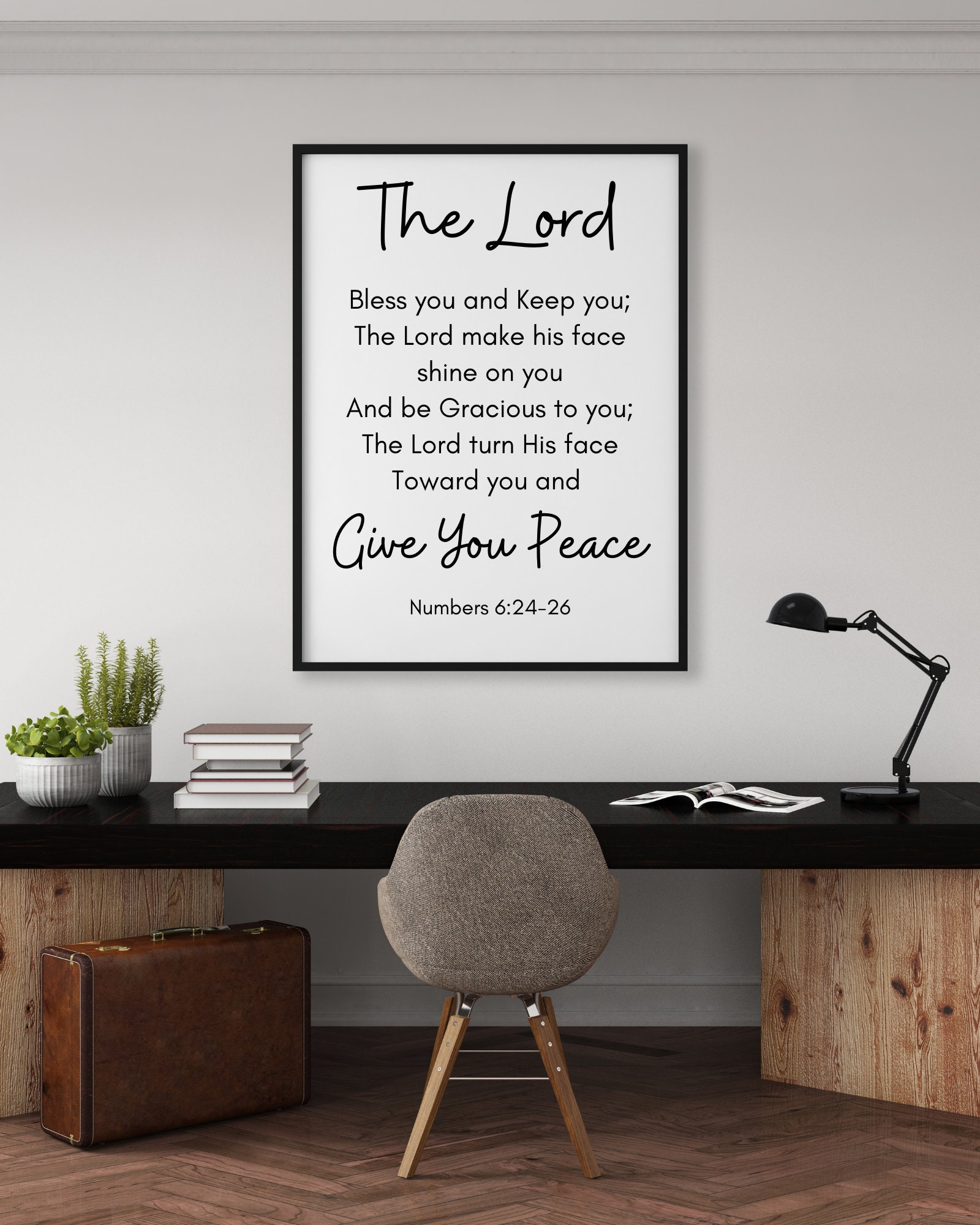 Numbers 6:24-26 Bible Verse Printable Art (digital Download) - Etsy