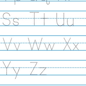 Printable Tracing Worksheet Bundle Alphabet Number Letter Shape Tracing ...