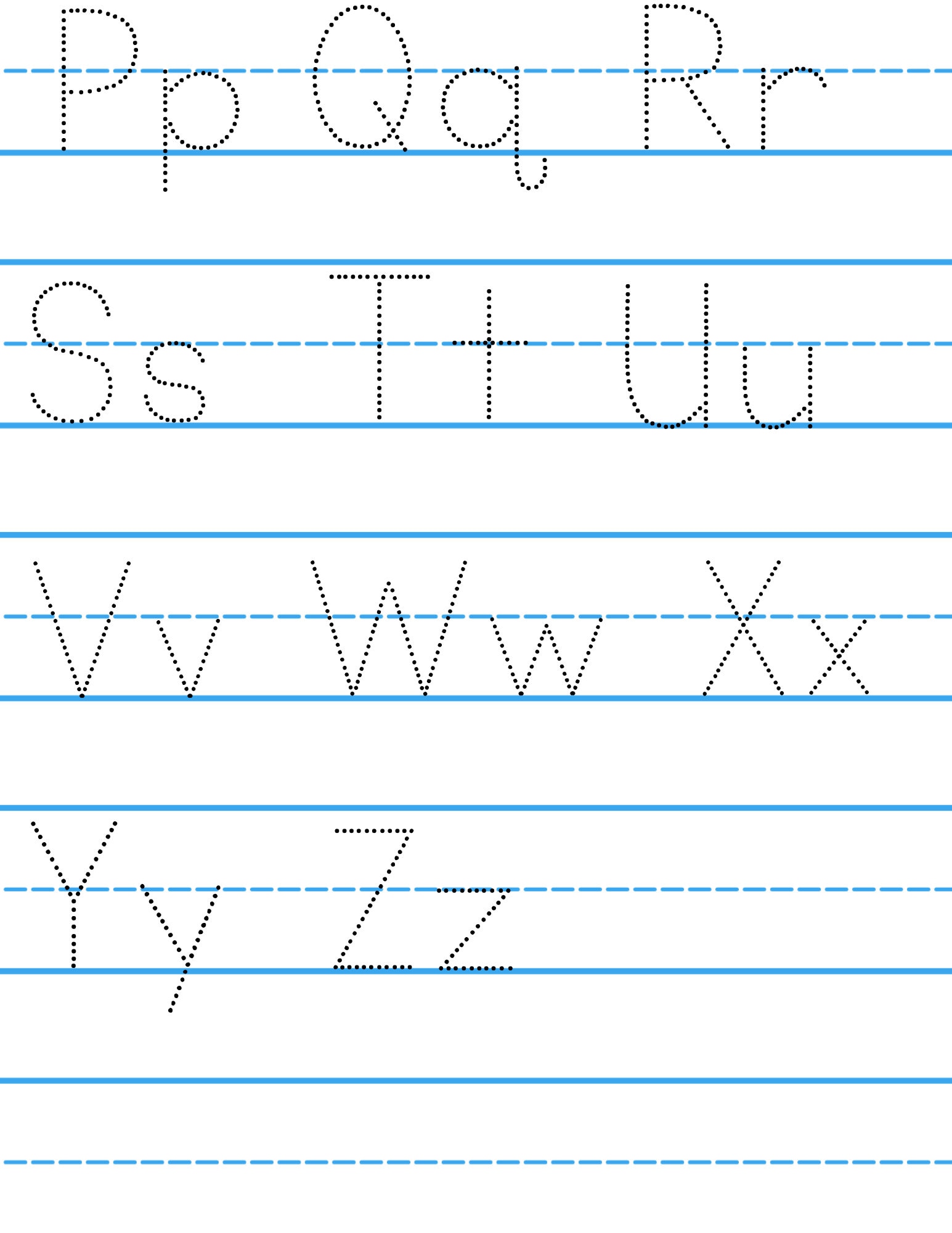 Printable Tracing Worksheet Bundle Alphabet Number Letter - Etsy