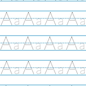 Printable Tracing Worksheet Bundle Alphabet Number Letter Shape Tracing ...