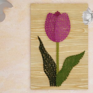 Tulip - DIY String Art Pattern - Etsy