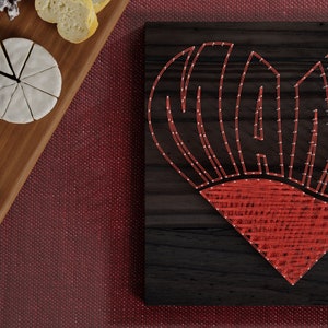Mom Heart - DIY String Art Pattern, Create Thread Art, Love, Mothersday ...