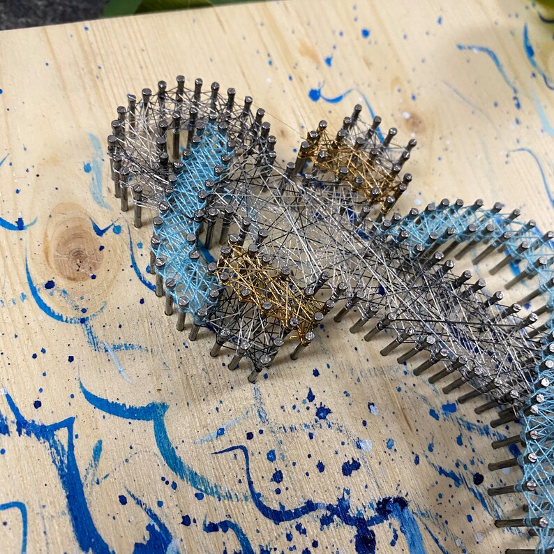 Simple Anchor - String Art Pattern - Etsy