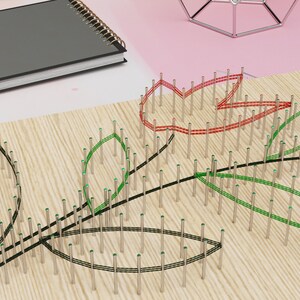 Simple Flower - DIY String Art Pattern - Etsy