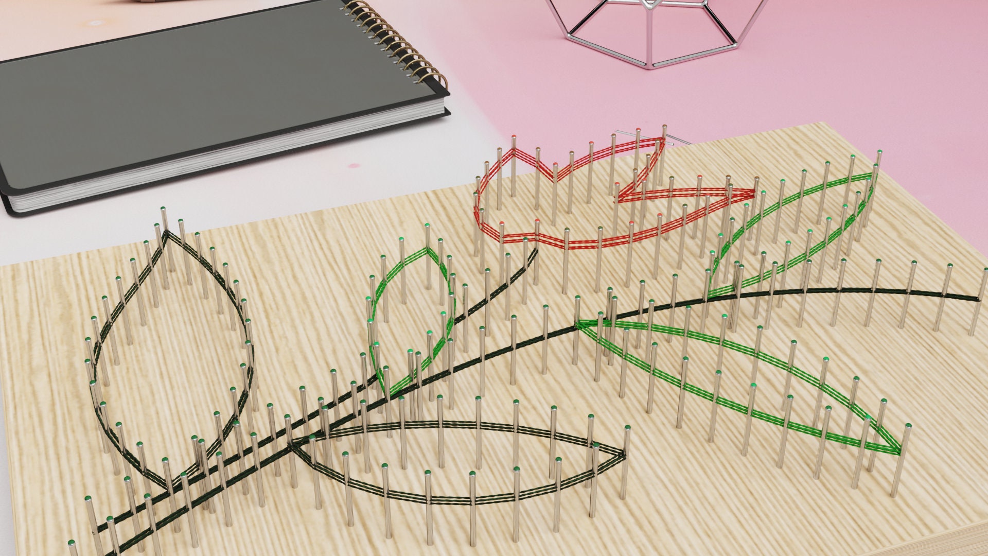 Simple Flower - DIY String Art Pattern - Etsy